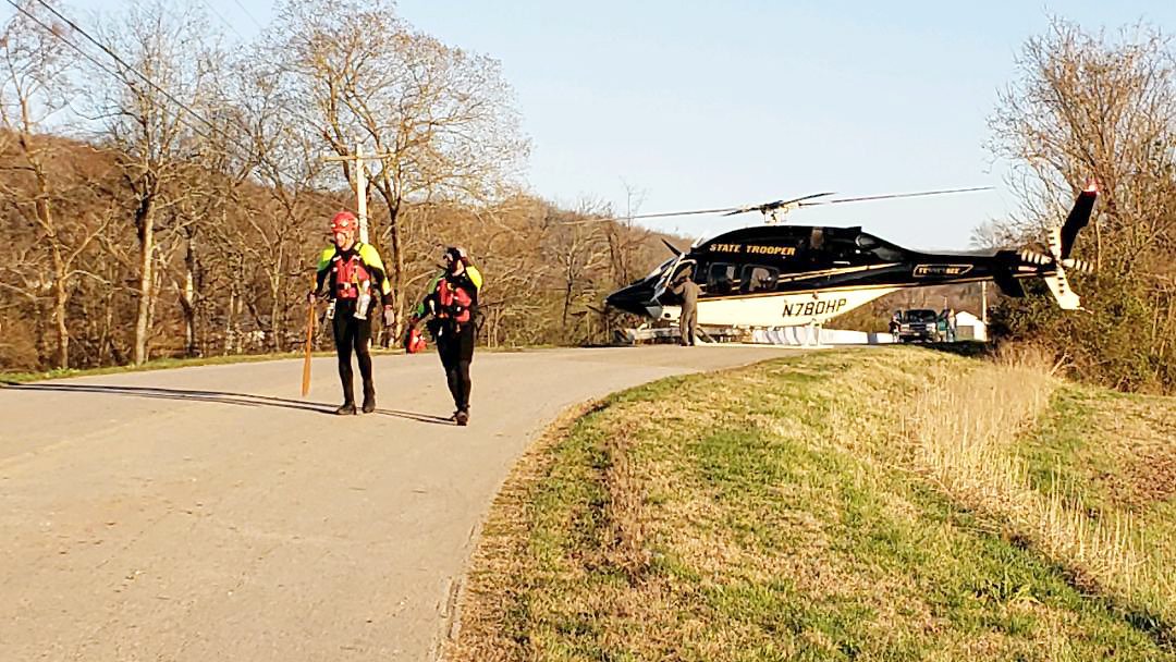 Helicopter used to recover body trapped by floodwaters - Southern Standard