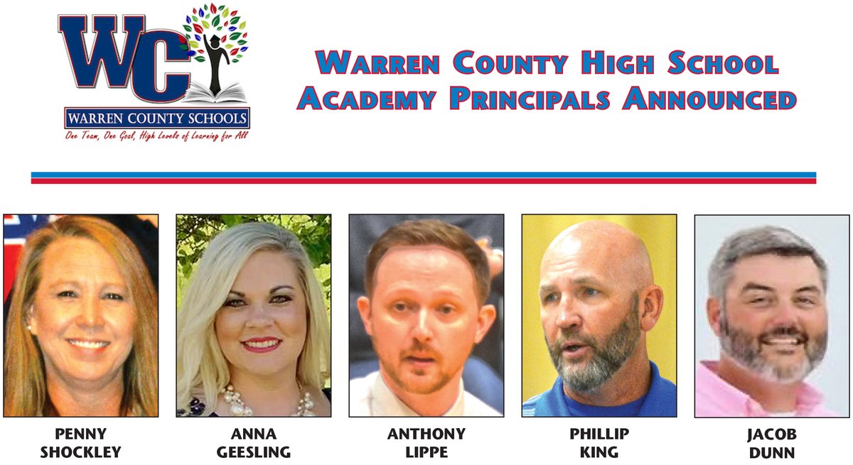 WCHS academy principals announced - Southern Standard