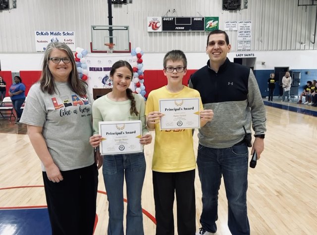 DeKalb Middle School Announce Students of the Quarter - Smithville Review