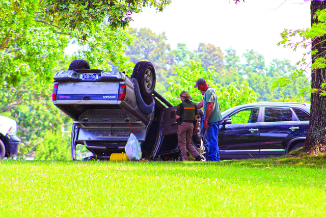 Driver airlifted after flipping truck - Southern Standard