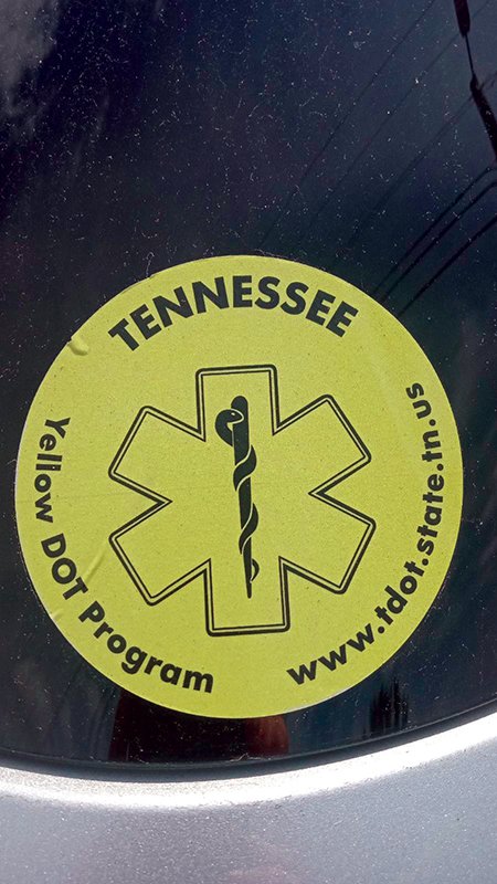 Yellow dot could save lives - Southern Standard